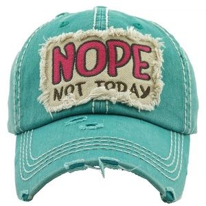 Accessories | Nope Not Today Baseball Cap | Poshmark